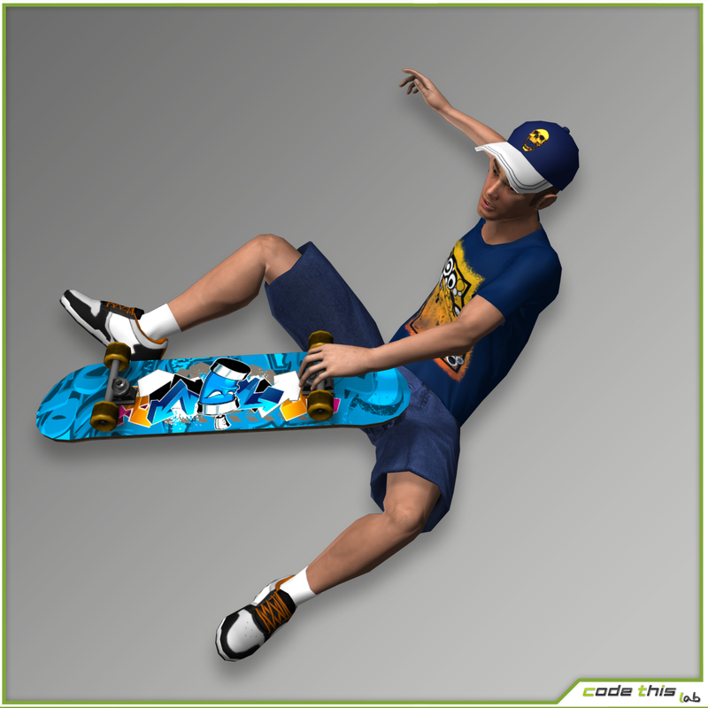 skateboard 3d x