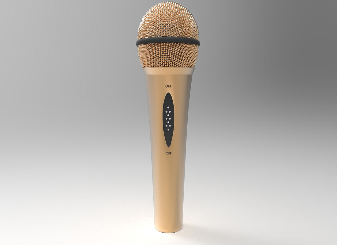 3d model microphone mic