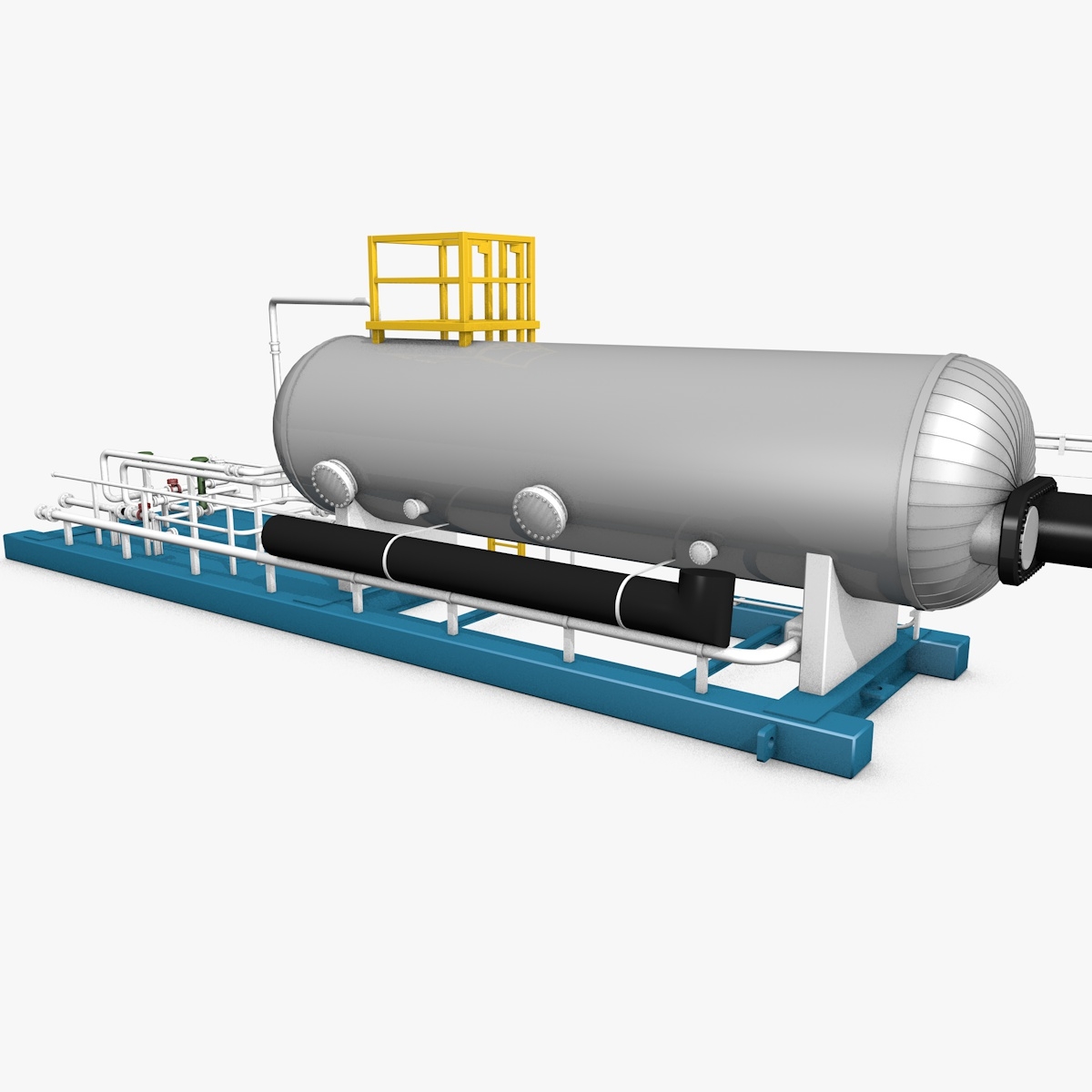 industrial boiler 3d model