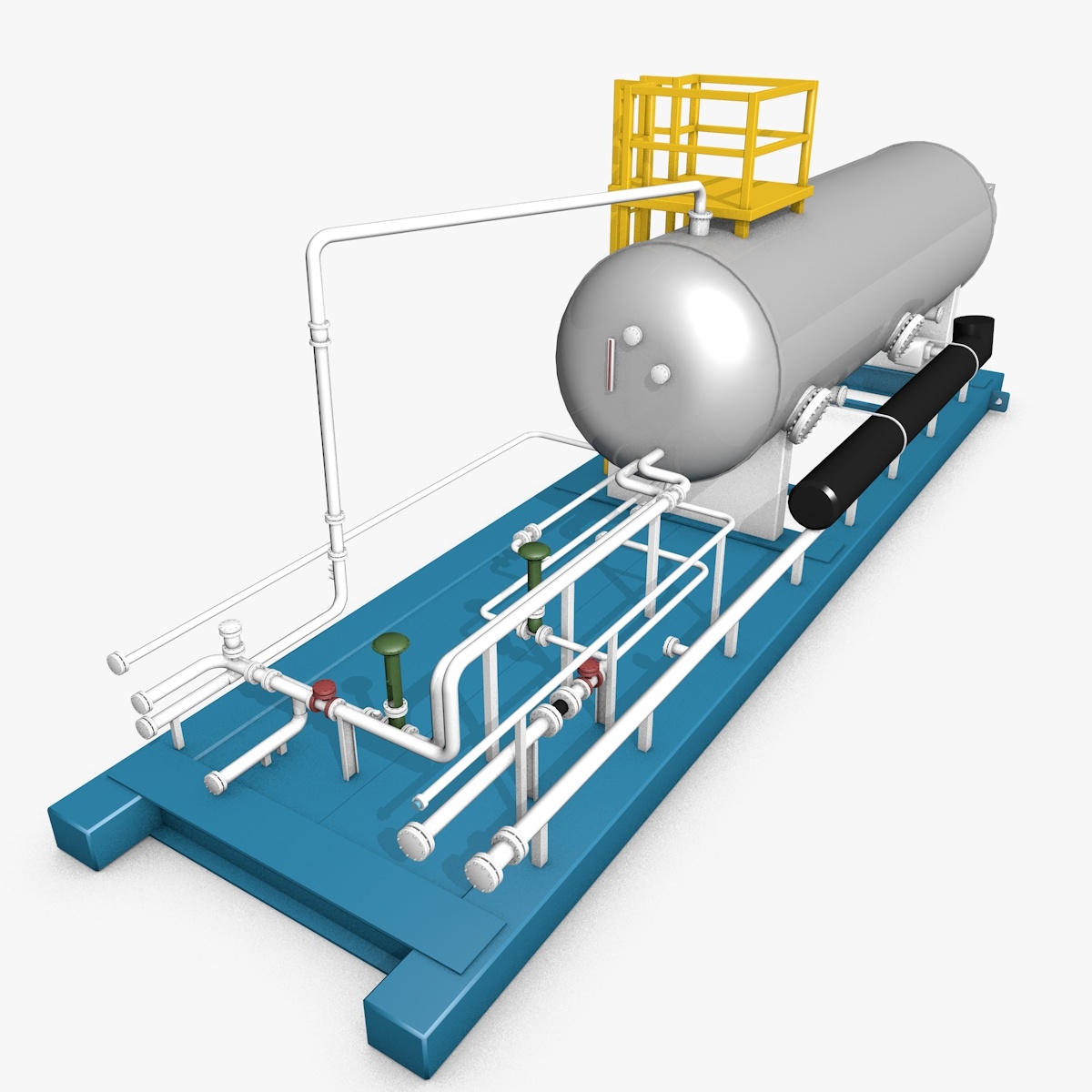 industrial boiler 3d model