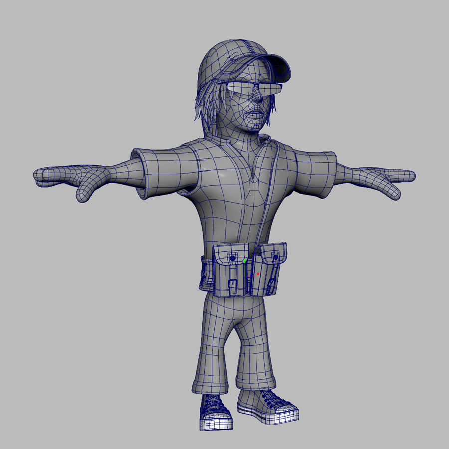 3d man cartoon character