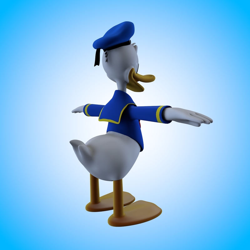 donald duck c4d