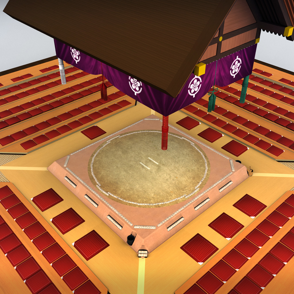 sumo arena 3d model