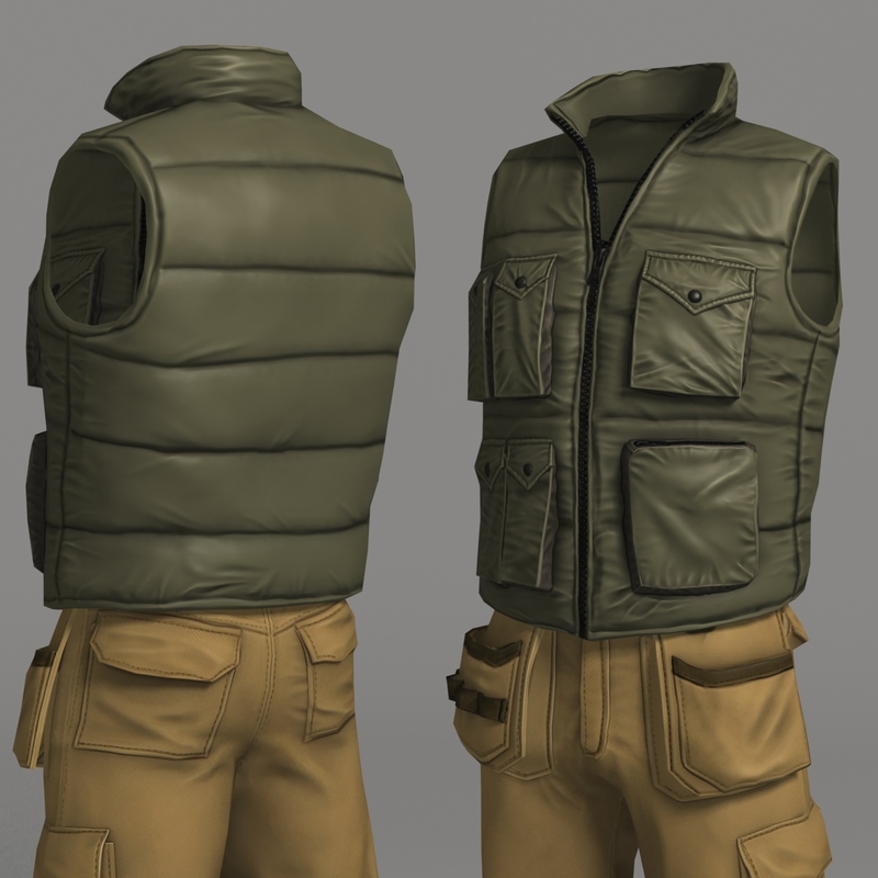 3d model workwear clothing