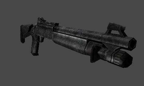 3d obj breaching shot gun military