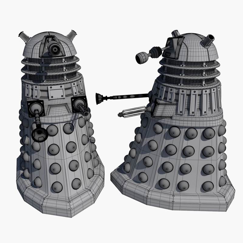 dalek enemy doctor 3d model