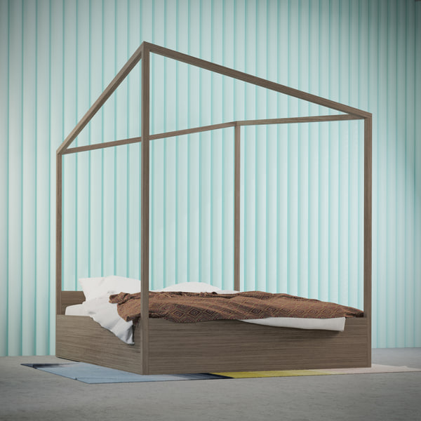 Uma cama fotorrealista Modelo 3D - TurboSquid 853481