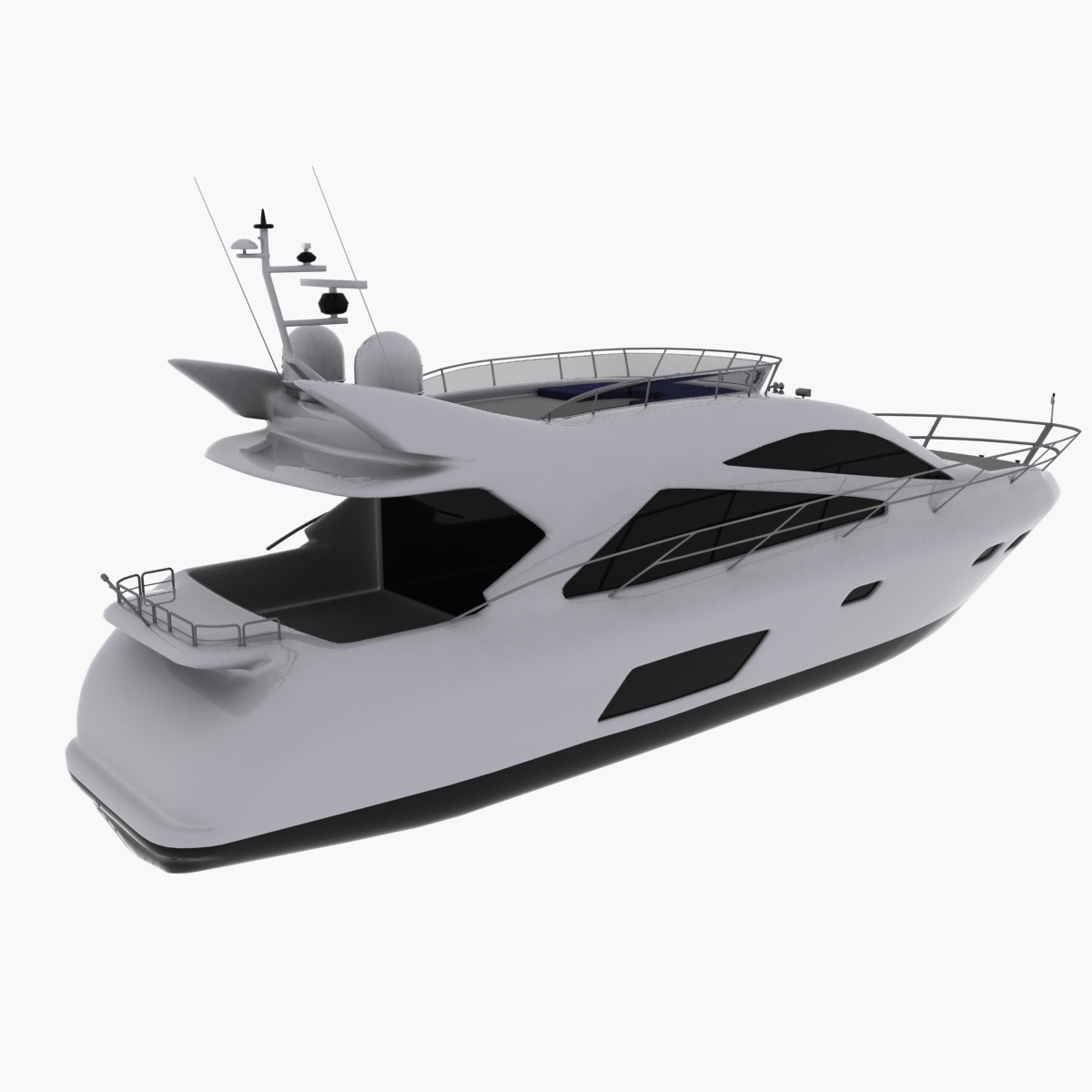 3d model yacht