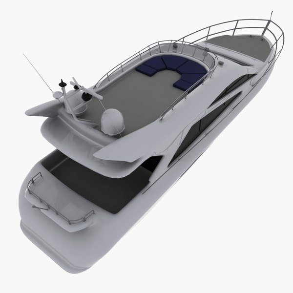 3d model yacht