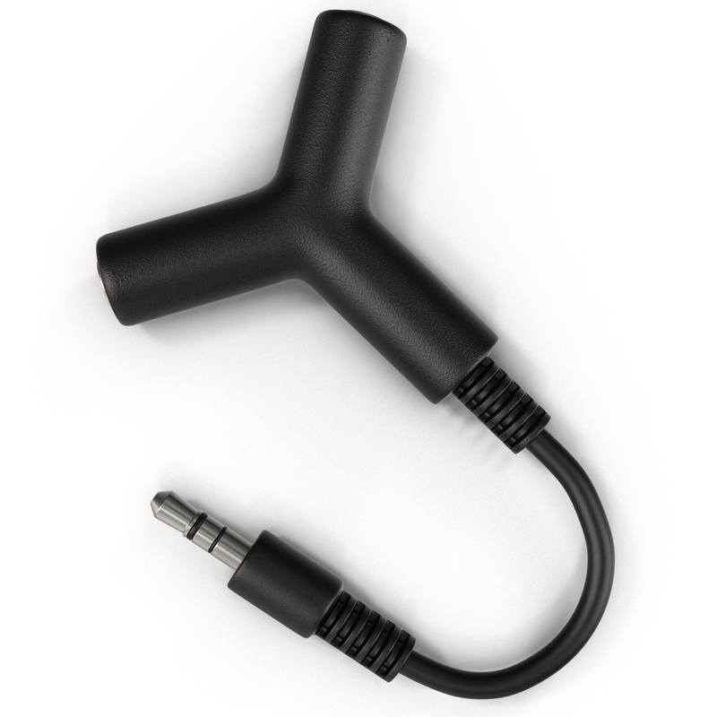 3d max stereo y splitter cable