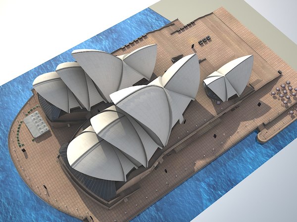 house sydney opera 3d model