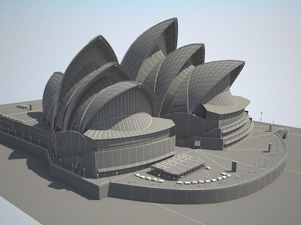 house sydney opera 3d model