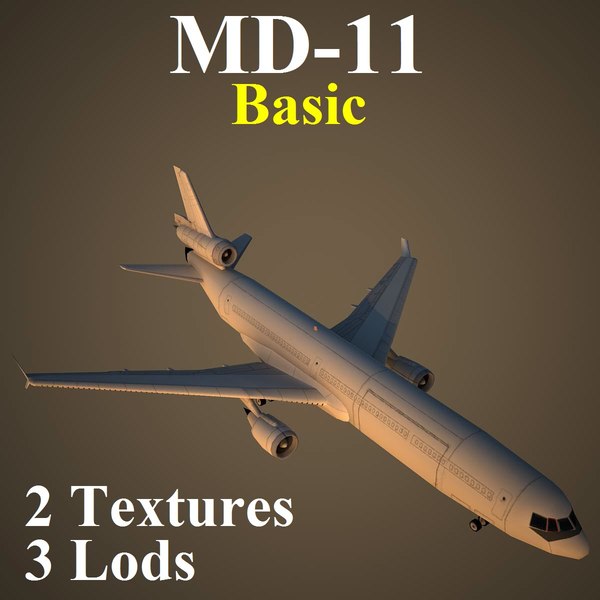 md-11 klm 3d model