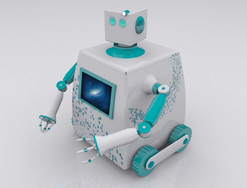 3d model lovebot robot