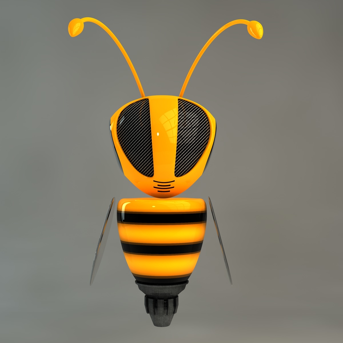 c4d robotic bee