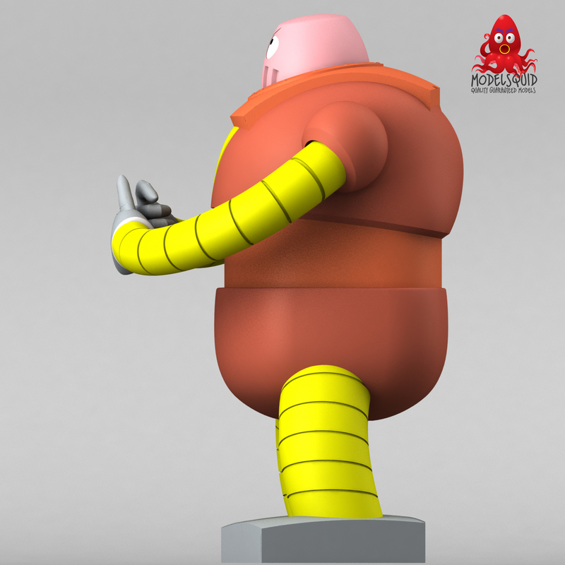 3d model bobo-bot boss robot