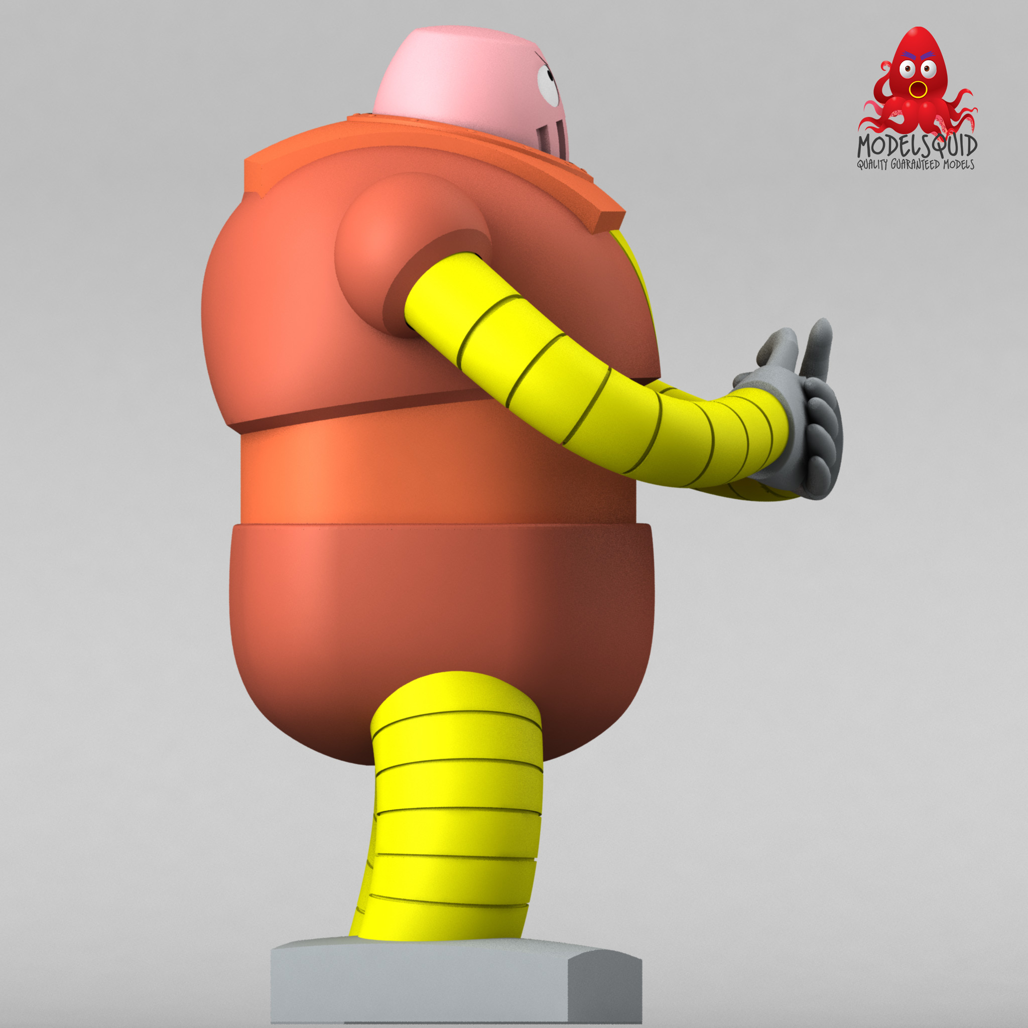 3d model bobo-bot boss robot