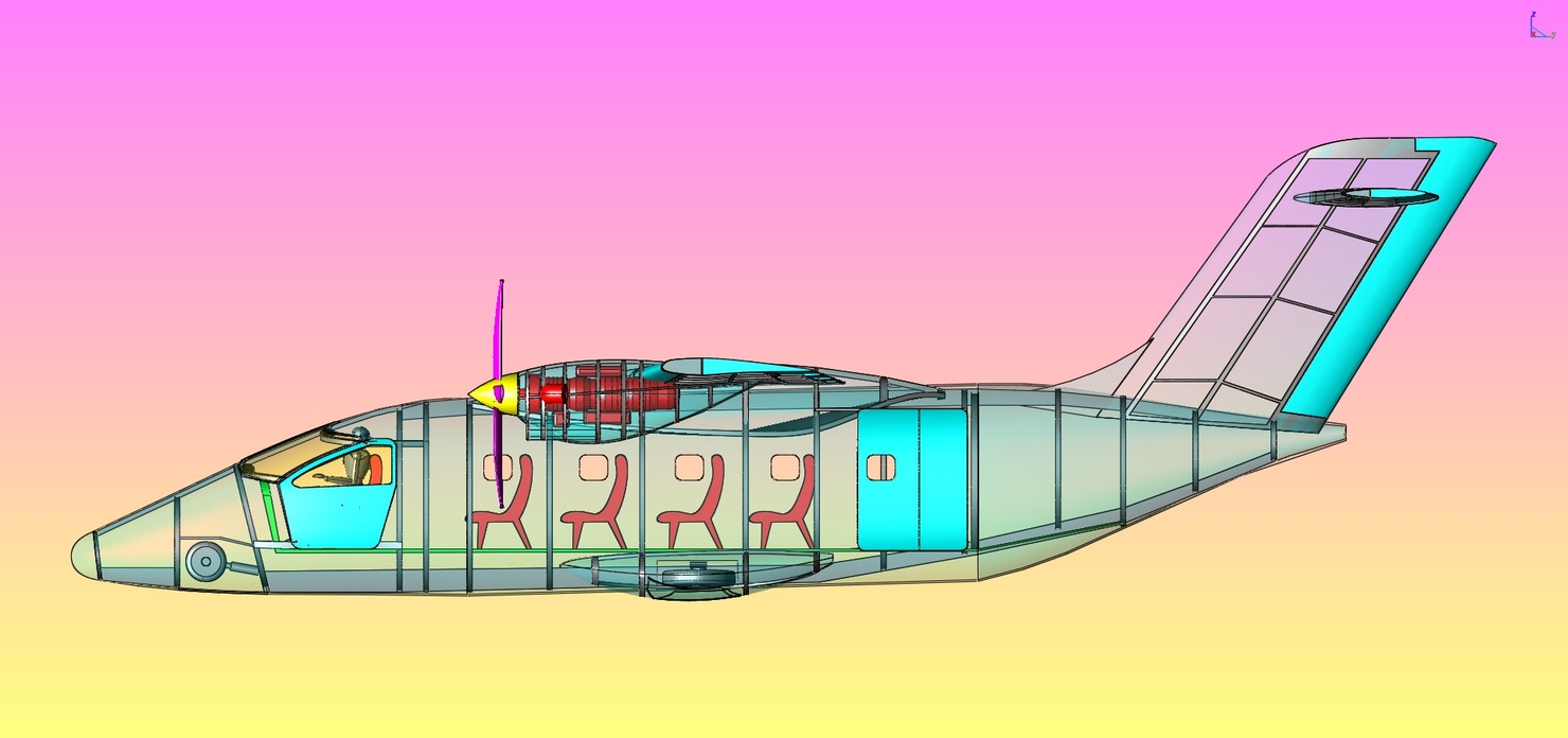 Evektor EV-55 Outback Utility Aircraft Flugzeug mit fester Montage 3D ...