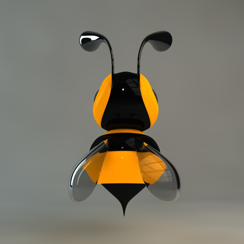bee character 3d model