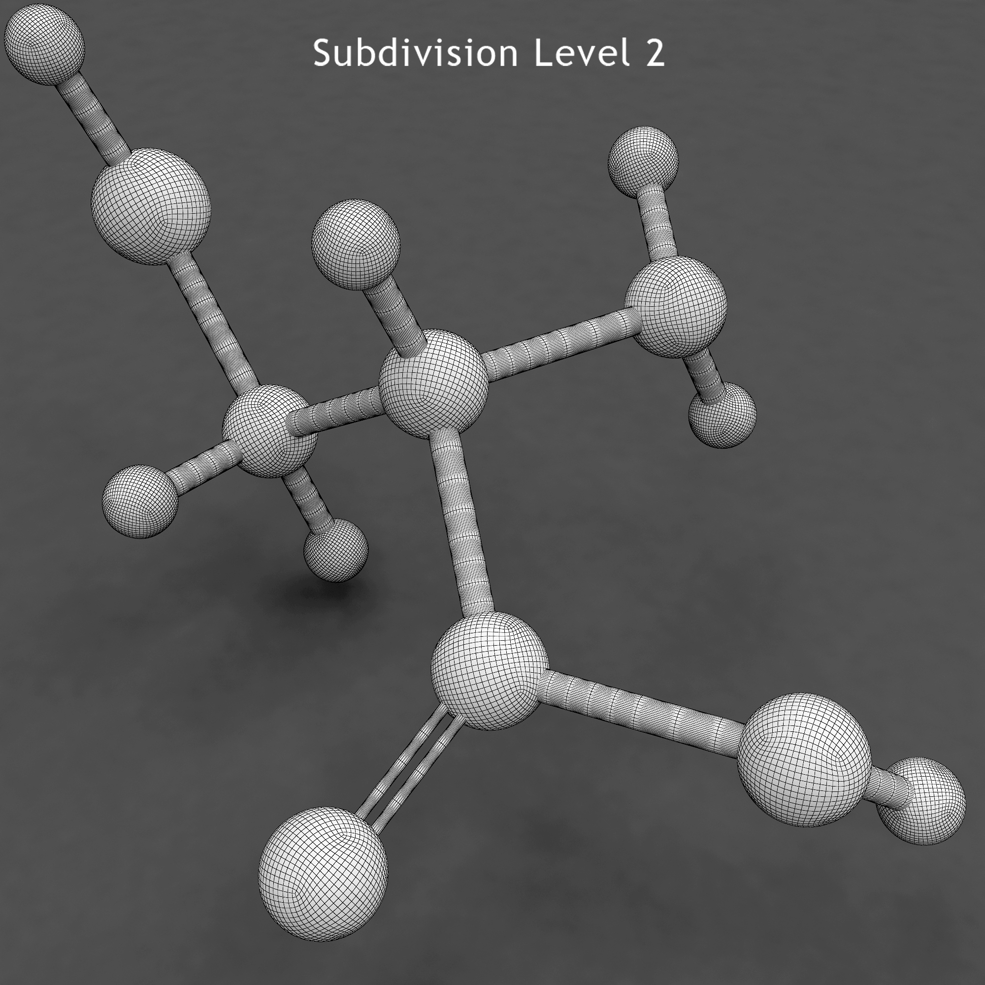 3ds max cysteine molecule