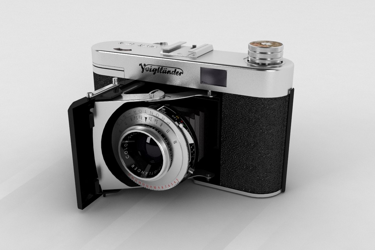 old camera 3d model
