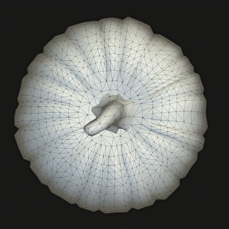 3d realistic pumpkin model