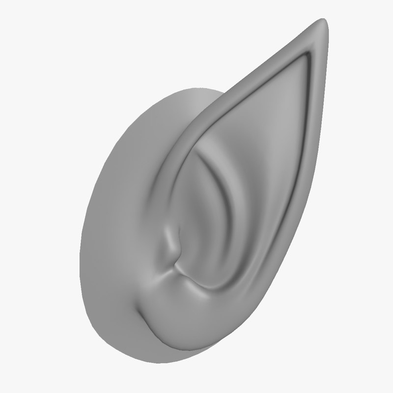 free pointy ear 3d model