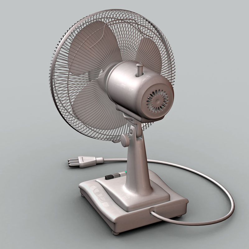 table fan 3d model