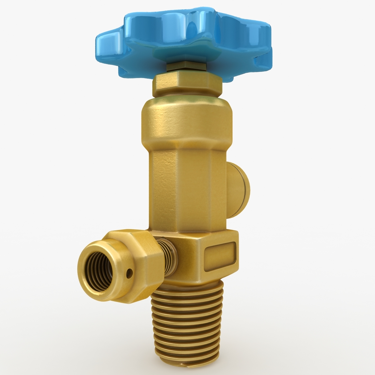 3d gas valve model