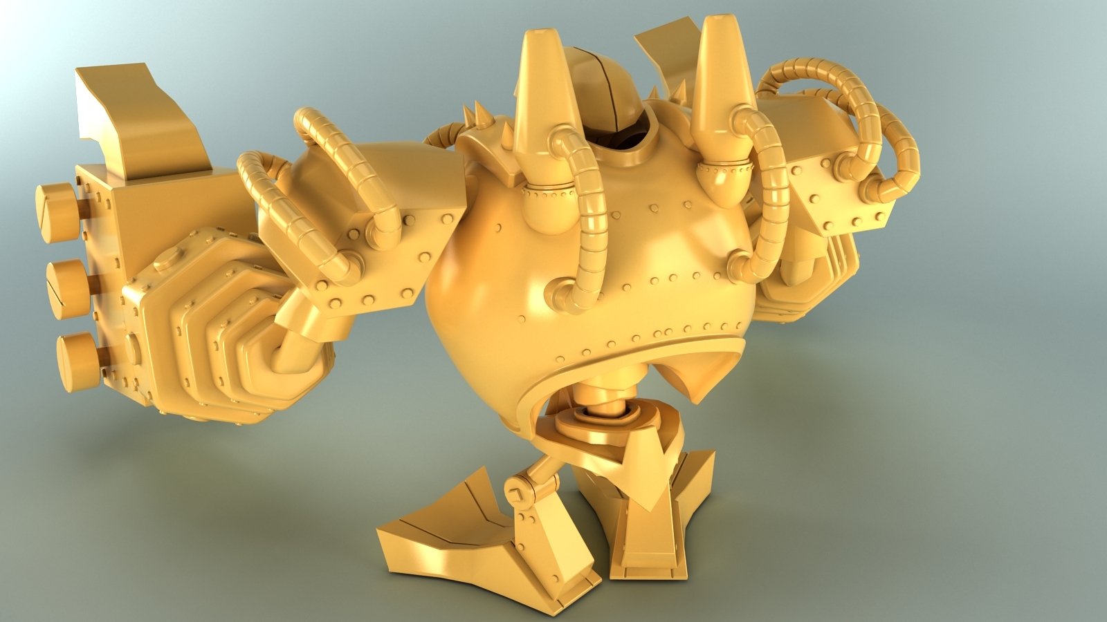 blitzcrank league legends 3d max