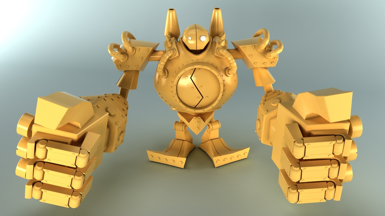 blitzcrank league legends 3d max