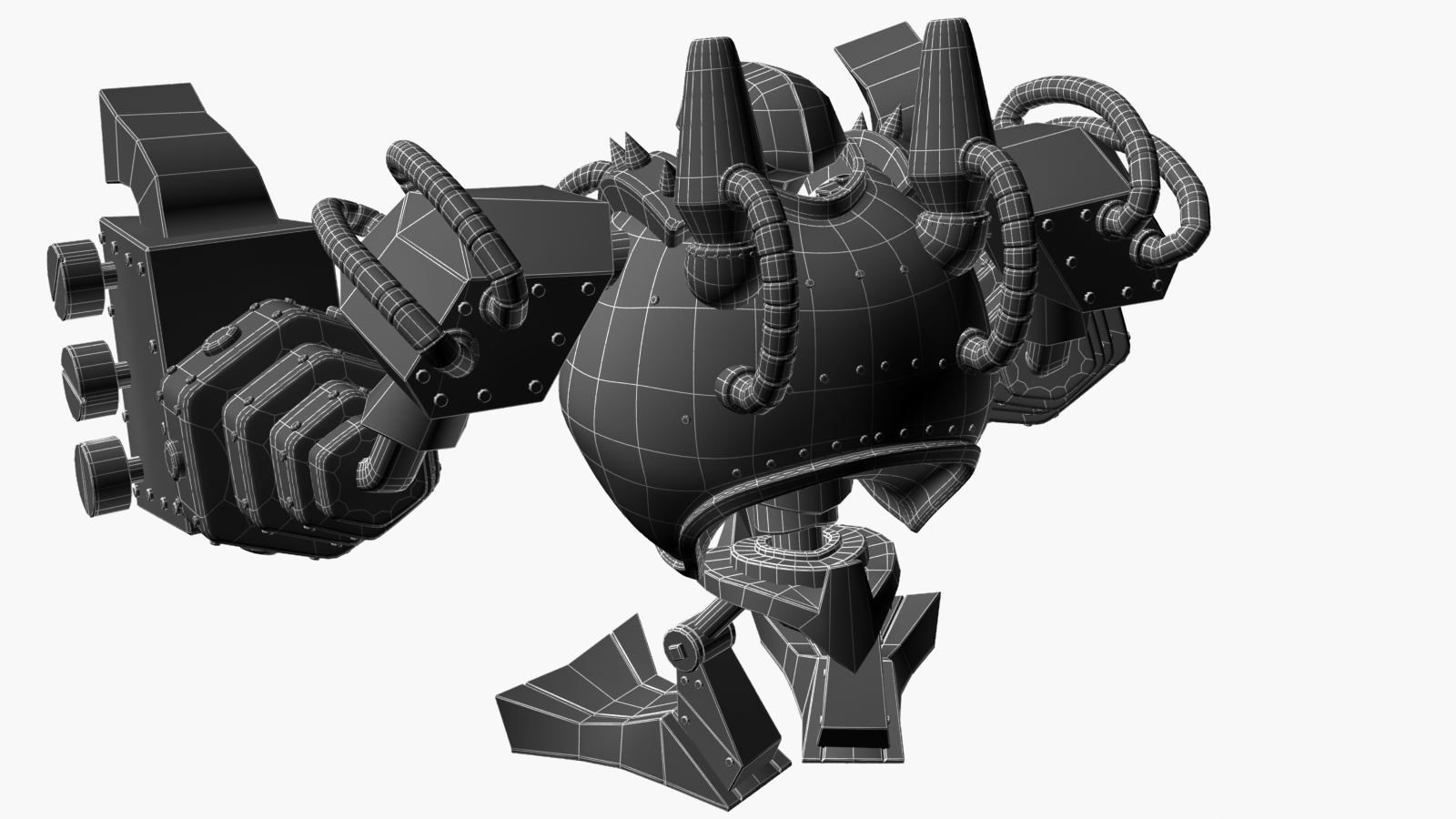 blitzcrank league legends 3d max