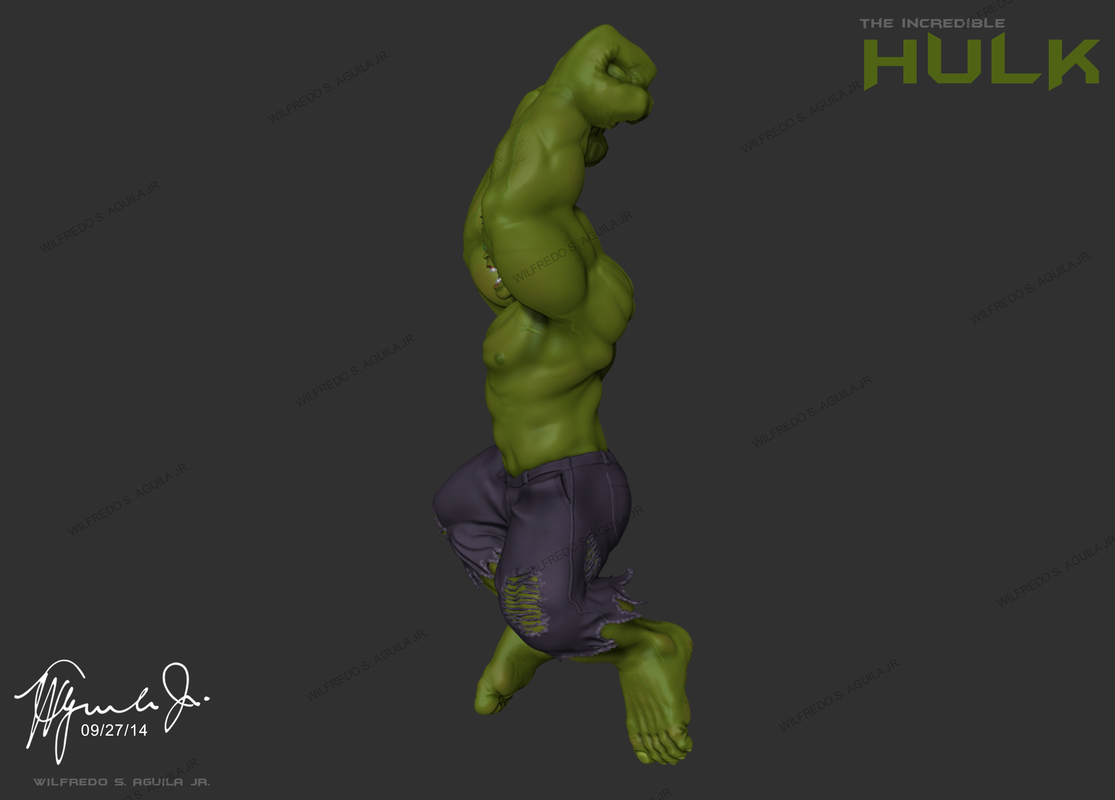 incredible hulk mark ruffalo 3d model