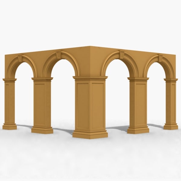 3d arch model