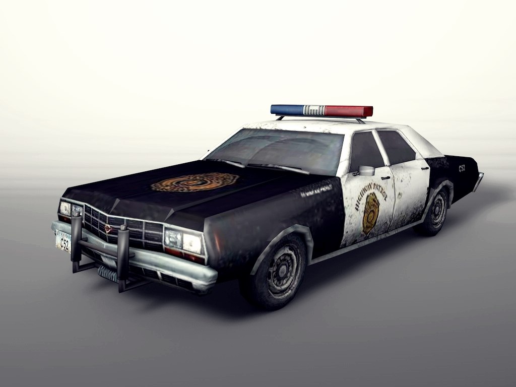 3d model police car