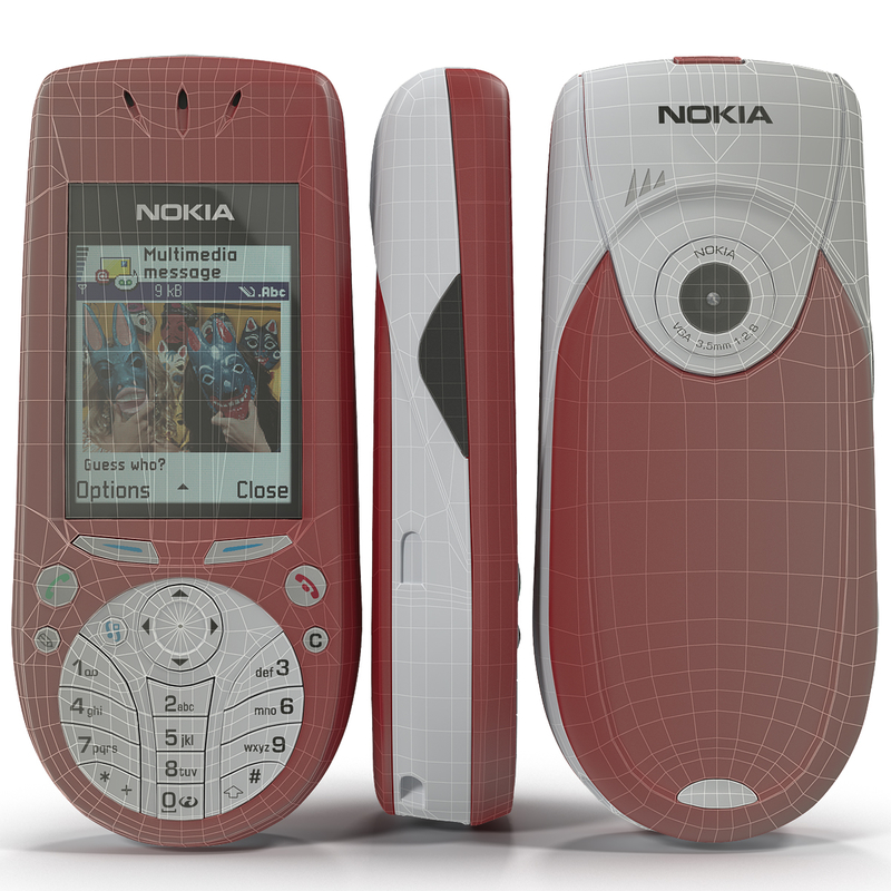nokia 3660 3d model