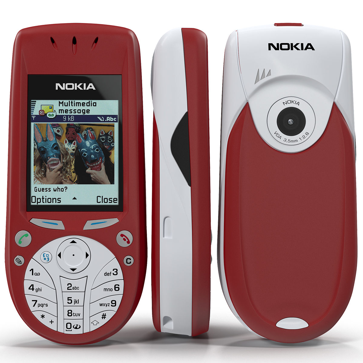 nokia 3660 3d model