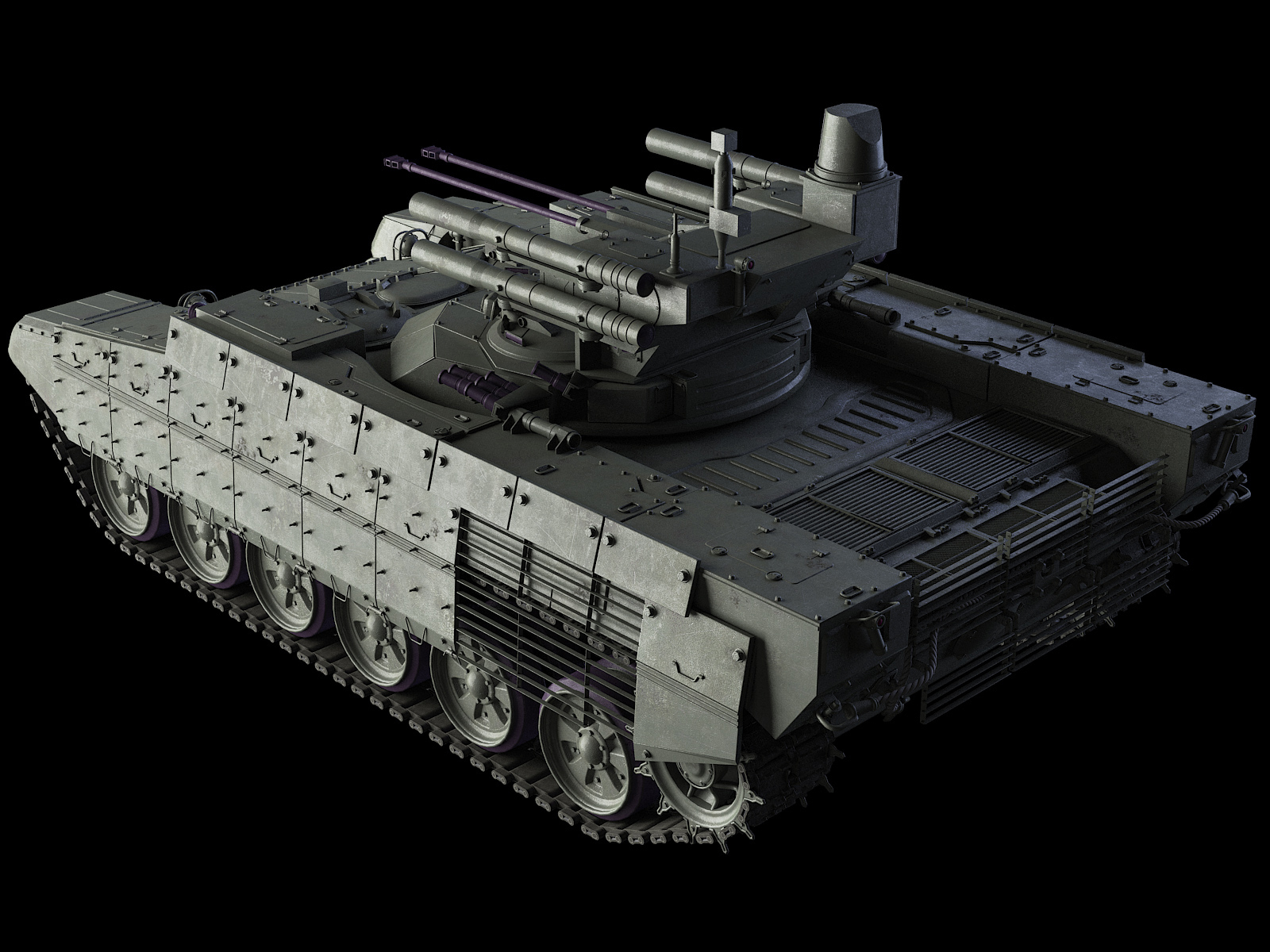 3d bmpt tank