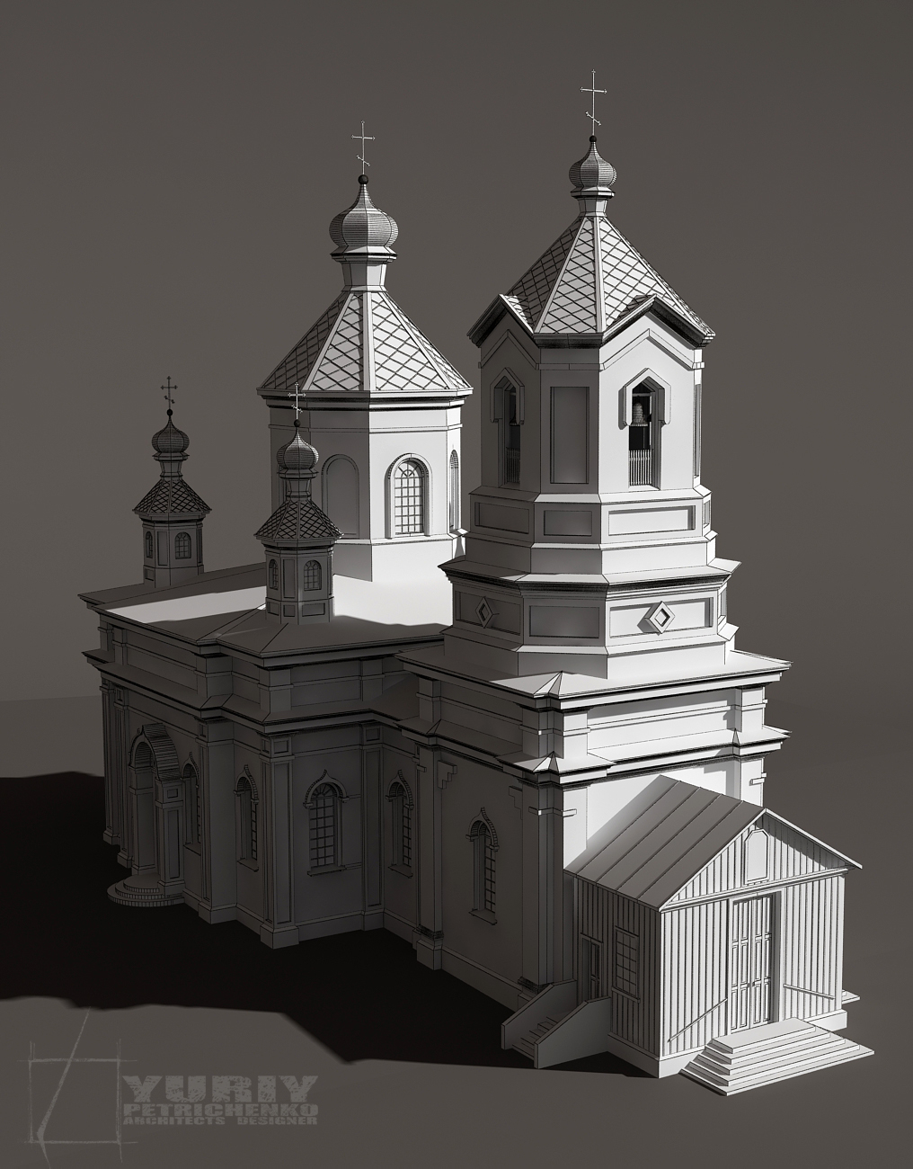 3d model orthodox church