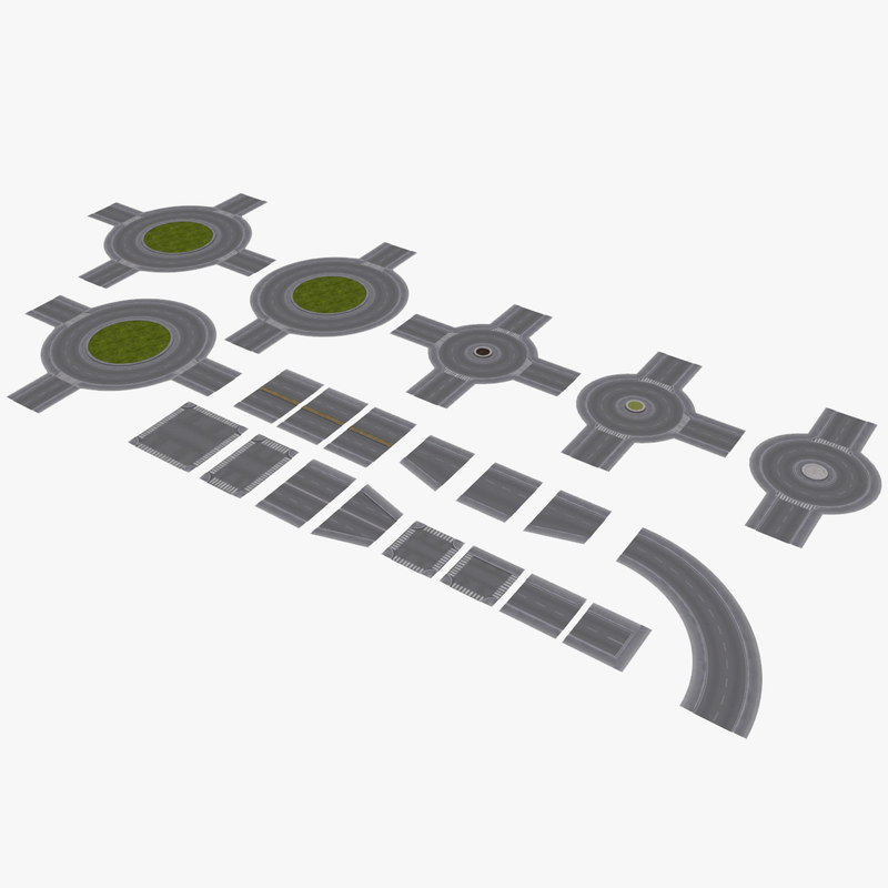 obj modular highway roads