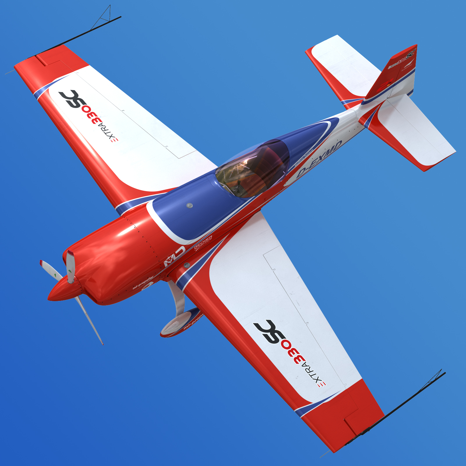 3d extra 330 sc aerobatic