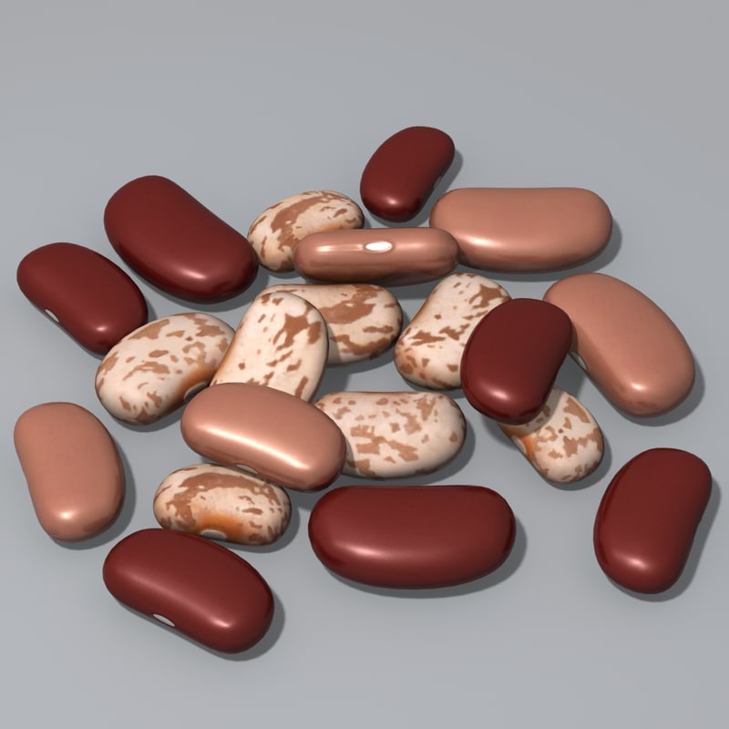 mixed beans 3d max