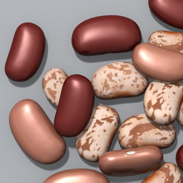 mixed beans 3d max
