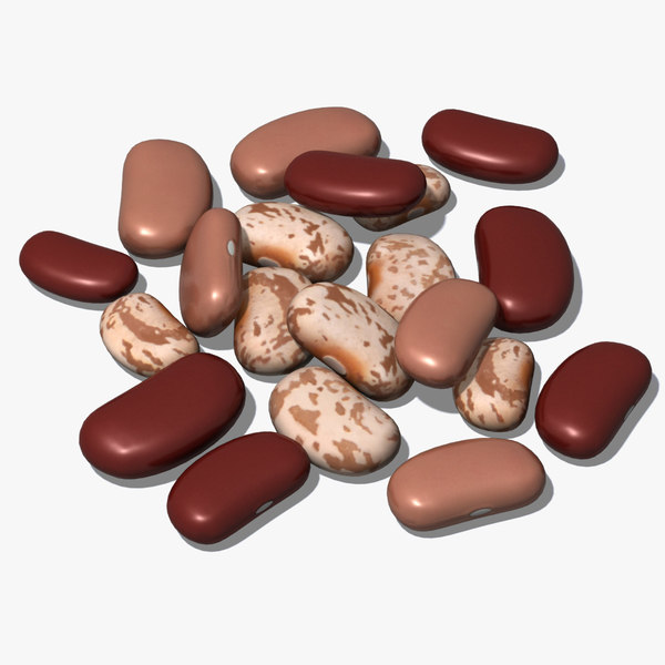 mixed beans 3d max