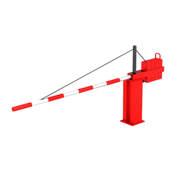 boom gate 3d model