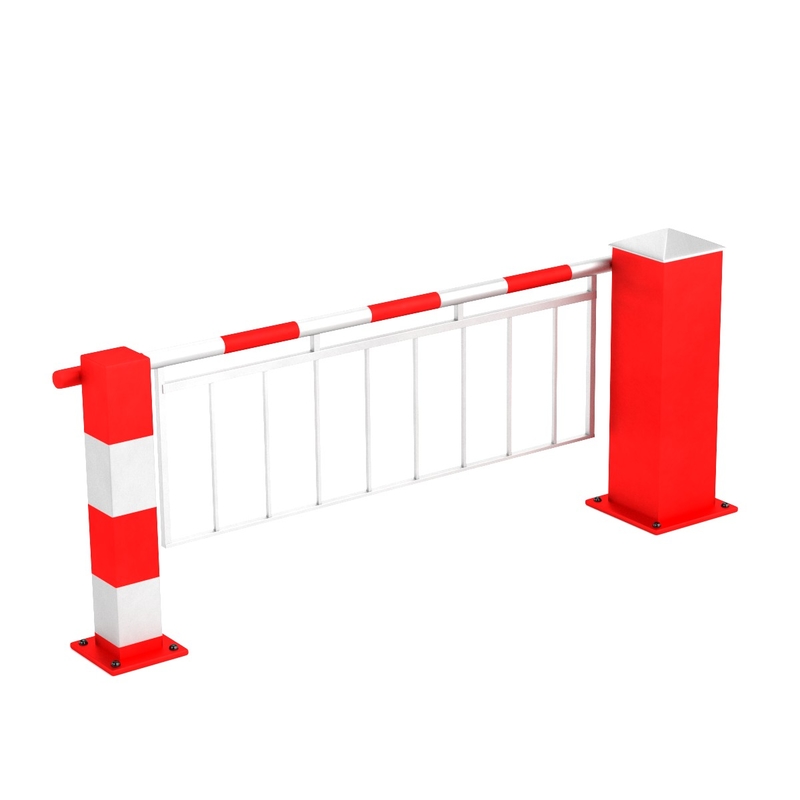 boom gates 3d model