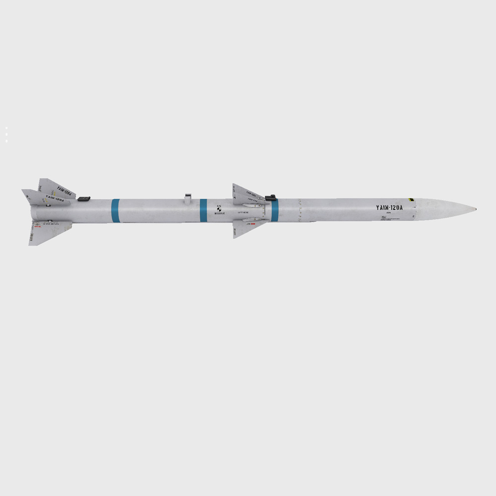 3ds max aim-120 missile amraam