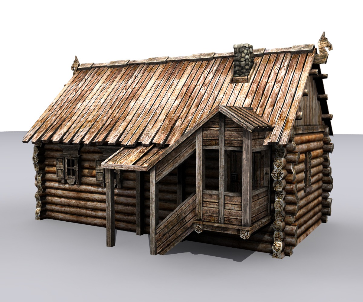 3d model of village pack