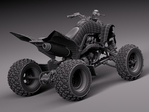 3d model 2014 raptor yamaha