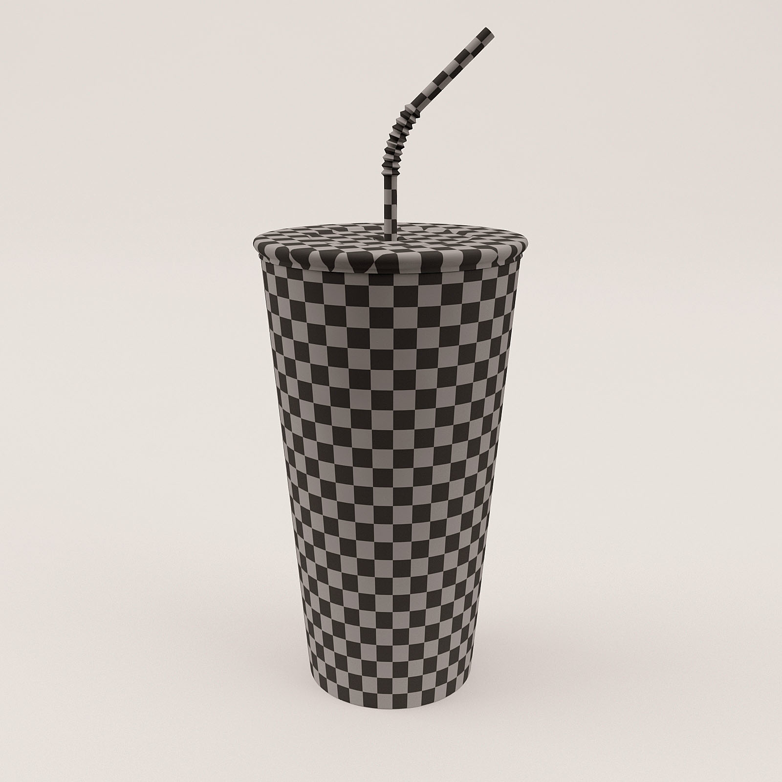 paper cup 3d obj